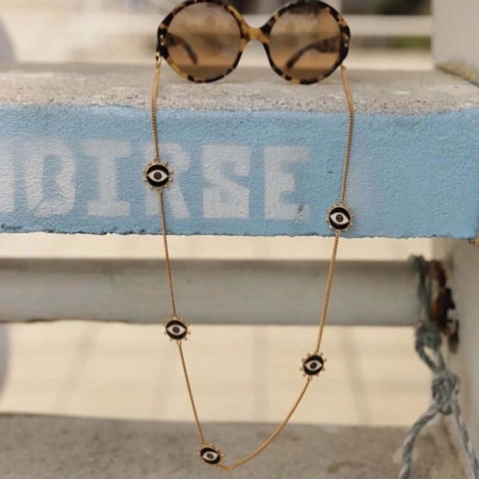Evil Eye Sunglasses/Eyeglasses Chain | D'STINGUISHED